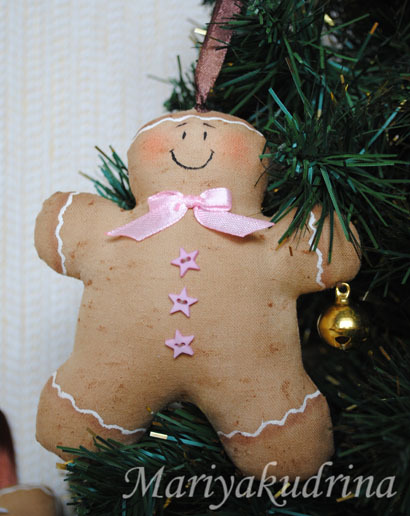 Мастер-класс Новогодний пряничный человечек:) своими руками с ФОТО и Видео