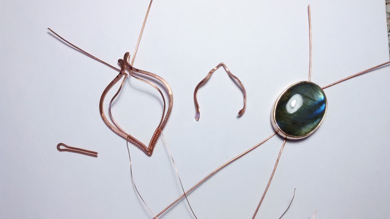 кулон из меди с лабрадором в процессе)))): Персональные записи в ...