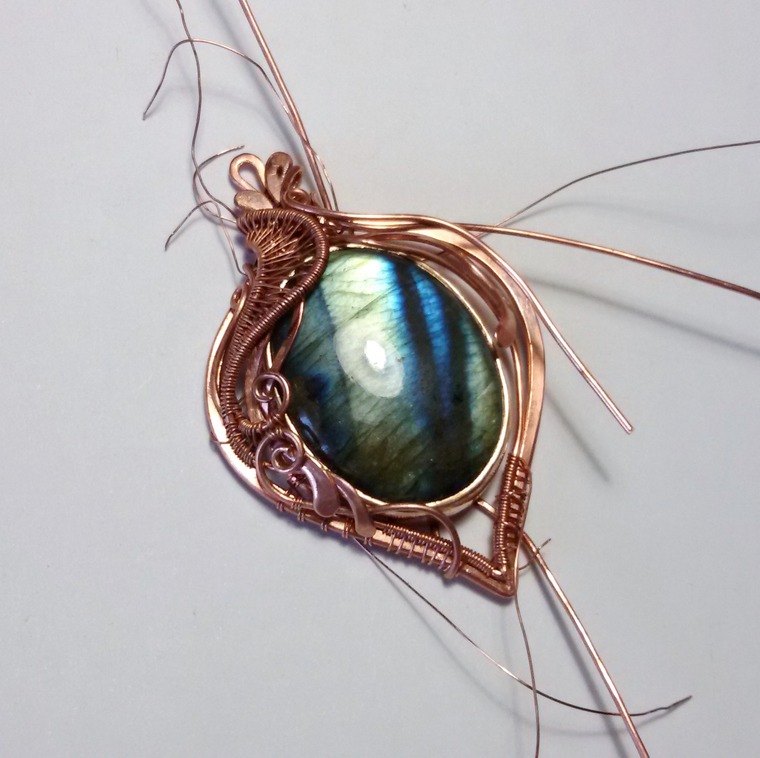 кулон из меди с лабрадором в процессе)))): Персональные записи в ...