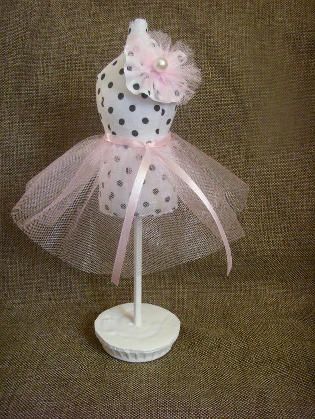 Шьем мини-манекен на подставке | Журнал Ярмарки Мастеров